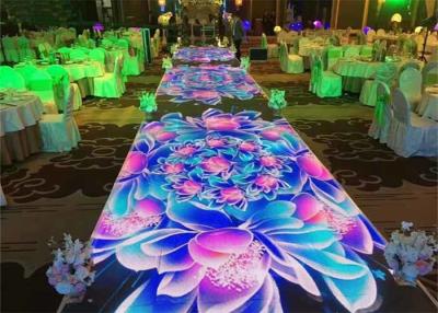 China Interactive Dance Floor LED Display Screen P4.81 900-1200 Nits For Wedding Stage for sale