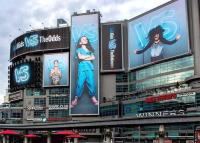China Wall Mounted Billboard LED Display Outdoor Fixed SMD2727 Full Color Waterproof for sale