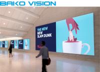 China Indoor Front Access Magnetic Module LED Screen With Steel Cabinet Wall Mounted For Mall for sale