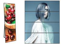 China Indoor Full Color Poster LED Display 4000:1 Contrast 33mm Slim Mobile Billboard for sale