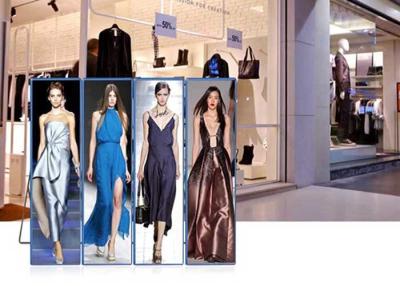 China Ultra Slim Indoor LED Poster IP40 High Refresh Rate Standing Controlled By Nova for sale