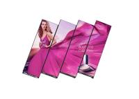 China Indoor Movable Billboard LED Poster Display 33mm Thickness 2880Hz Refresh Rate for sale