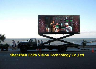 China IP65 Mobile LED Advertising Billboard Display for Moving Car Truck 4.81mm 6.67mm for sale