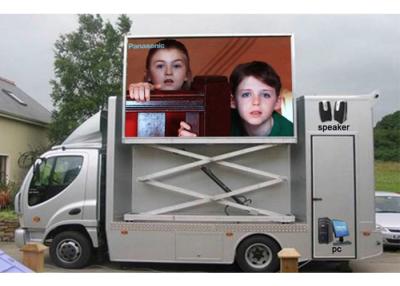China Truck Mounted LED Display P5.95 Mobile Screen 6000nits Outdoor Trailer for sale