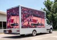 China Truck Mounted LED Display P5.95 Mobile Screen 6000nits Outdoor Trailer for sale