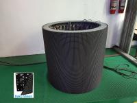 China Ultra Thin Soft Ribbon Rubber Flexible Led Curtain Display With Any Shape / Size for sale