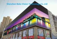 China P8 P10 Outdoor Fixed LED Video Screen Waterproof IP65 6500 nits Digital Advertising Billboard for sale