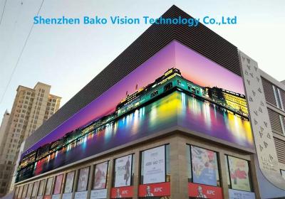 China P8 P10 Outdoor Fixed LED Video Screen Waterproof IP65 6500 nits Digital Advertising Billboard for sale