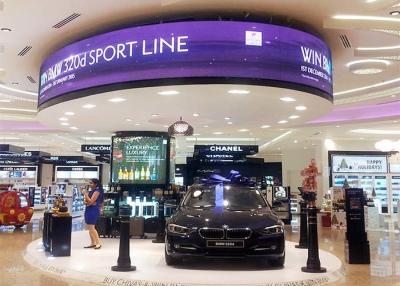 China P2.5 Flexible LED Display 160000 Pixels/m² Soft Curved Advertising Screen for sale
