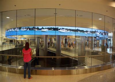 China Advertising Use Indoor Flexible LED Display 1920Hz Front Maintenance for sale