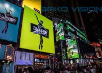China P10 Outdoor Full Color LED Billboard Fixed Installation Display 6500nits 1920Hz for sale
