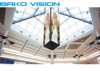 China Super Bright Advertising LED Display , Indoor Shop Window LED Mirror LED Screen for sale