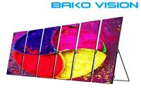 China Standing Poster LED Screen Front Service Mirror LED Display Nationstar LEDs Slim/Lightweight for sale