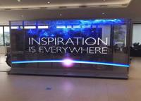 China Transparent LED Screens 16 Bits High Brightness Processing LED Display For Advertising / Decoration for sale