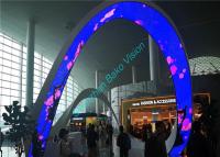 China Full Color OEM ODM Super Light Weight Foldable Flexible LED Display Creative Video Wall Screen with Soft Rubber Module for sale