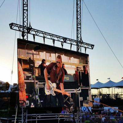 China Outdoor Rental LED Display 3.91mm 4.81mm Lightweight 80mm Thin Cabinet for Stage for sale