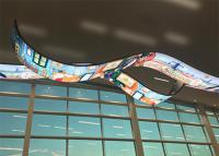 China Flexible LED Screen Soft LED Module 2mm 3mm 4mm Creative Video Wall Custom Shape for sale