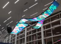 China Flexible LED Screen Soft LED Module 2mm 3mm 4mm Creative Video Wall Custom Shape for sale