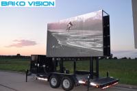 China P4.81 P6.67 Mobile LED Screen Led Mobile Advertising Billboard With High Brightness for sale