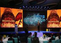 China Event Rental Mobile LED Screen Truss Hanging / Stacking Stage Backdrop 1200 Nits for sale