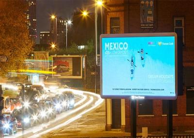China Waterproof Outdoor LED Advertising Screen IP65 6500nits 1920Hz 90W/m² for sale