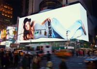 China Waterproof Outdoor LED Advertising Screen IP65 6500nits 1920Hz 90W/m² for sale