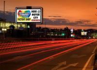 China Waterproof Outdoor LED Advertising Screen IP65 6500nits 1920Hz 90W/m² for sale