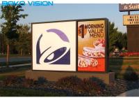 China Waterproof Outdoor Fixed LED Display P6 P8 P10 Steel Cabinet Panel Rear Servicing for sale