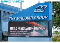 China Waterproof Outdoor Fixed LED Display P6 P8 P10 Steel Cabinet Panel Rear Servicing for sale