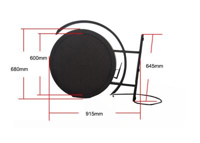 China P4.68 Outdoor Billboard LED Display 4600 Nits Round LED Sign for Store for sale