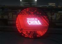 China P4.68 Outdoor Billboard LED Display 4600 Nits Round LED Sign for Store for sale