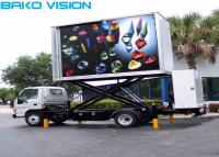 China Steel Panel Mobile LED Screen P4.81 P6.67 Trailer Vehicle Display for Truck Advertising for sale