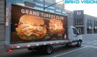 China Steel Panel Mobile LED Screen P4.81 P6.67 Trailer Vehicle Display for Truck Advertising for sale