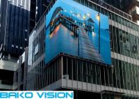 China P10 Waterproof Fixed Led Billboard , Led Digital Display TV Wall For Building Advertising for sale