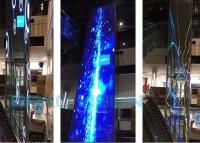 China Aluminum Transparent LED Screens 80% Transparency Glass / Window Advertising for sale
