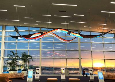 China Flexible Indoor LED Display Soft Module High Contrast Ratio 2mm to 4mm Pixel Pitch for sale