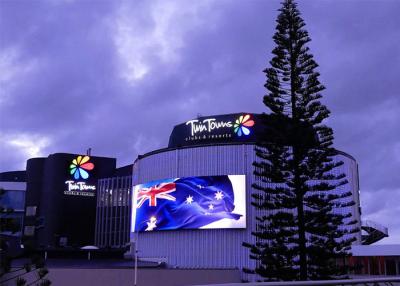 China Outdoor SMD Full Color LED Billboard Display 6500nits 1920Hz Fixed Advertising Screen for sale