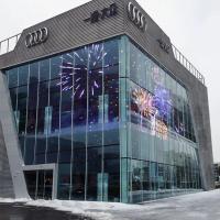 China IP30 Glass Window LED Display Full Color Transparent Screen 5500nits 100000 Hours for sale