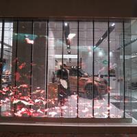 China IP30 Glass Window LED Display Full Color Transparent Screen 5500nits 100000 Hours for sale