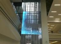 China P3.9-7.8 Full Color Transparent LED Screen Outdoor Window Advertising Display 5500nits for sale