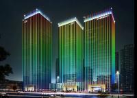 China Outdoor LED Transparent Screen 25mm Pitch 7500nits Advertising Building Curtain Display Full Color for sale
