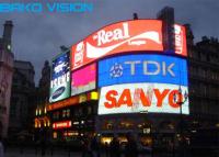 China Outdoor LED Advertising Display 6.67mm Pixels Front Service 8 Scan Energy Saving Panel for sale
