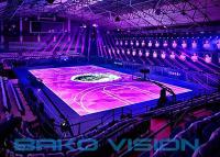 China Indoor Rental Dance Floor LED Display P6.25 Interative High Brightness Radar System for sale