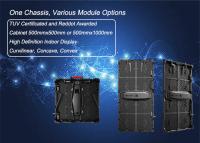China 500x500mm Indoor Rental LED Display Die Casting Aluminum 10s Installation 4000:1 Contrast for sale