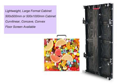 China P3.91 Indoor Rental LED Display 500x1000mm Cabinet 1920-3840Hz High Definition Stage Screen for sale