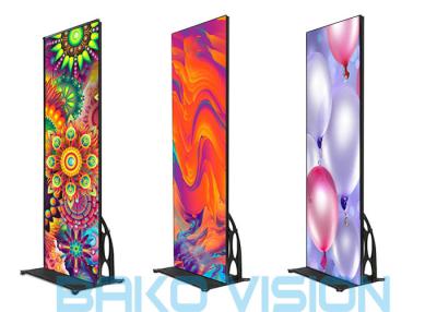 China P2.5 Indoor LED Poster Screen 3840Hz Smart Control WiFi 3G 4G Mobile APP 33mm Slim for sale