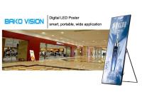 China P2.5 Indoor LED Poster Display 3840Hz Movable Billboard for Retail Market for sale