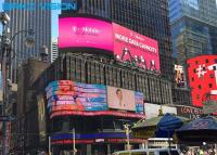 China Outdoor Fixed LED Display P8 16Bit Full Color 1920Hz SMD3535 Energy Saving for sale