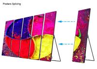 China 3840Hz 2.5mm Indoor LED Poster Screen Movable Sign Board for Advertising for sale