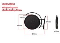 China P4.68mm Round Shape LED LOGO Sign Display 4600Nits Brightness Waterproof for sale